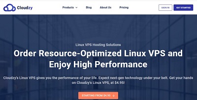 Cloudzy:国外高性能VPS4.95每月，机房可选美国/荷兰/英国/新加坡/德国-66主机网